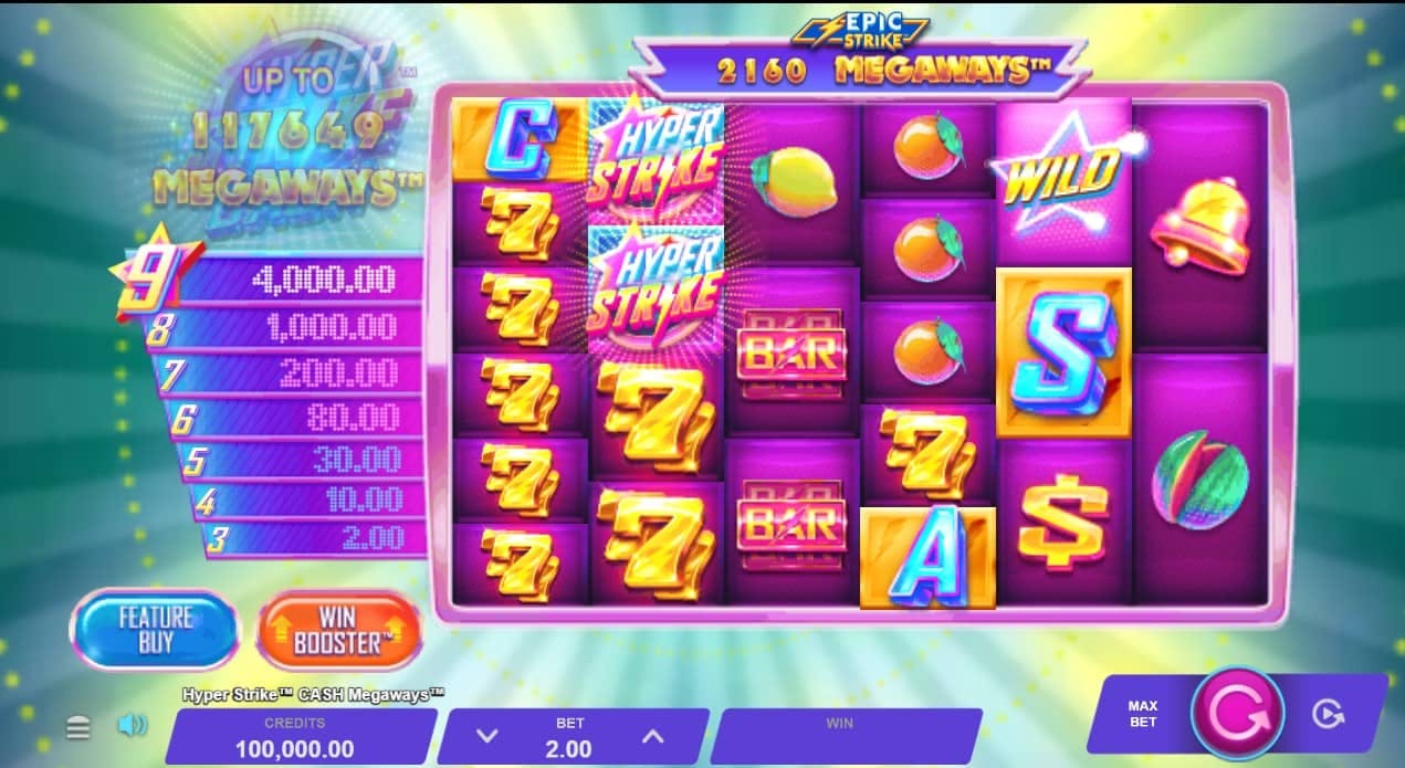 Hyper Strike Cash Megaways Recensione | Gratis | slotjava.it